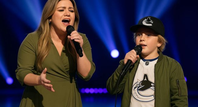 “Do you think… maybe I could sing it for Dad?” Noah Bublé asked softly, his voice trembling with ...